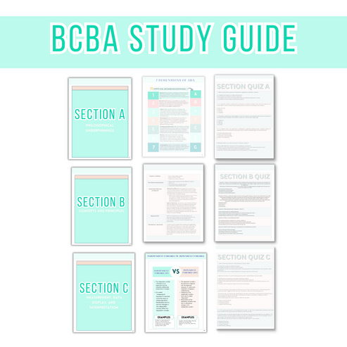 BCBA Study Guide 2024-2025 6th Edition Task List, BCBA Study Guide, A ...